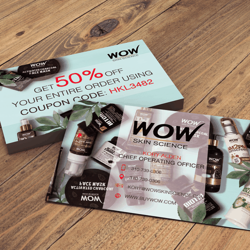 WOW Skin Science Business Cards | Logo & business card contest