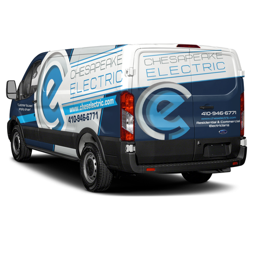 Designs | Chesapeake Electric Car Wrap | Car, truck or van wrap contest