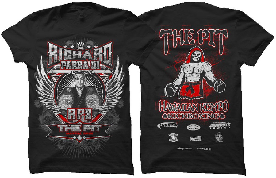 Design MMA Fighter Walkout T-Shirts for Richard Parra III from The Pit ...