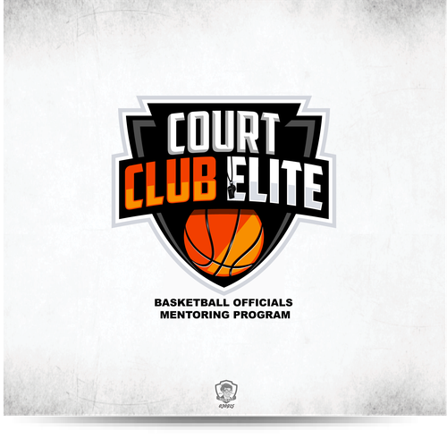 Create a clean, yet appealing design for a basketball referee group ...