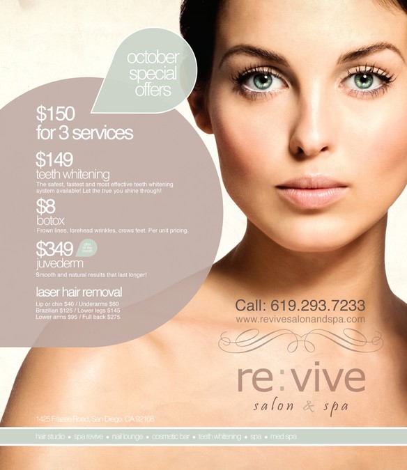 Need a gorgeous ad for high-end salon and spa! | Print or packaging ...