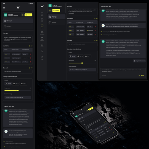 Designs Uiux Redesign For Chatgpt Prompts Platform Web Page Design