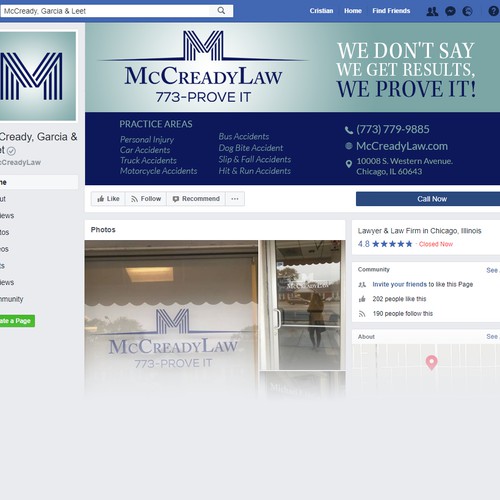 Facebook Page for law firm | Facebook cover contest