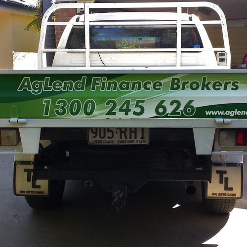 Creative Car Signage for Finance Company work ute | Signage contest