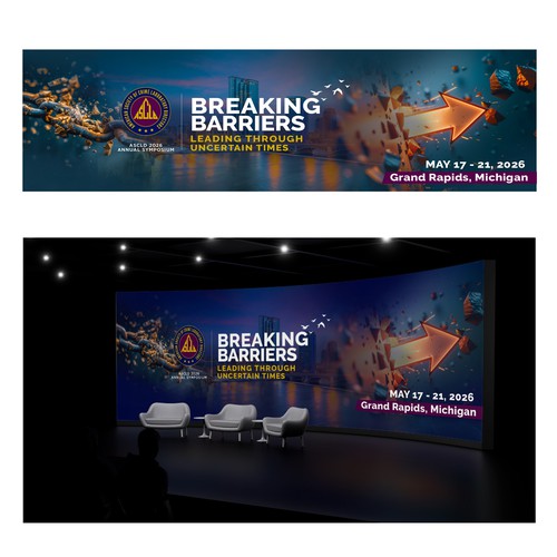 Designs | Bold conference banner design inspired by Grand Rapids ...