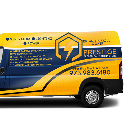 Car wrap needed for Prestige Electrical Contractors | Car, truck or van ...