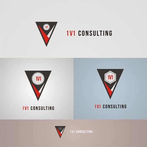 Create a powerful, classic, sleek logo for 1v1 Consulting | Logo design ...