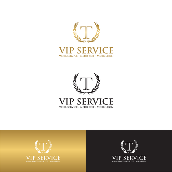 Generate a luxury logo for a vip service. | Logo design contest