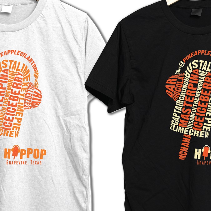Design a Hip Hop T-Shirt for our Hip Pop Shop that sells Popsicles ...