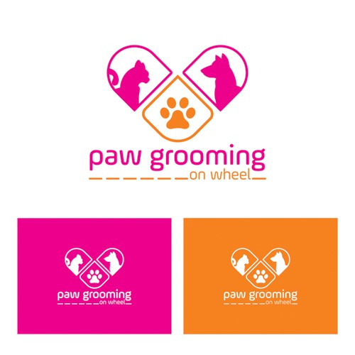 mobile pet grooming logo | Logo design contest