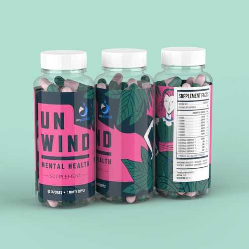 Designs | Label for supplements for females. The labels was designed by ...