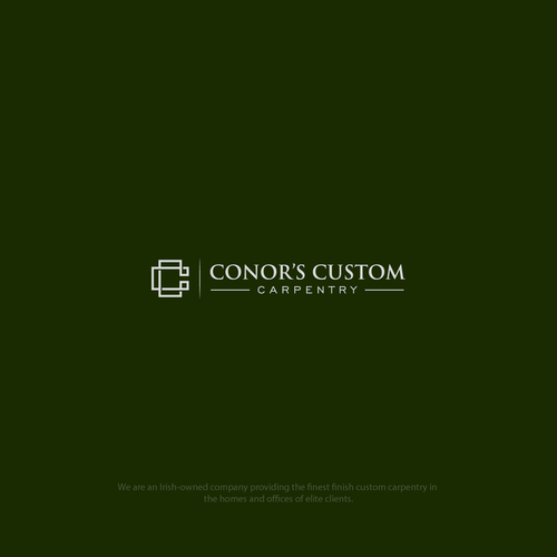 Create Logo for Conor's Custom Carpentry (Extremely High-End Fine ...