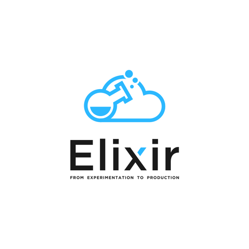 Elixir logo for cloud services | Logo design contest