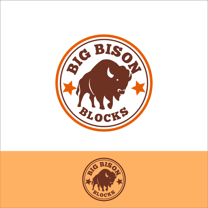 Big Bison Blocks - Classic Wood Crafting and Manufacturing | Logo ...