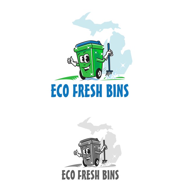 Design a catchy and memorable trash bin cleaning service logo | Logo ...