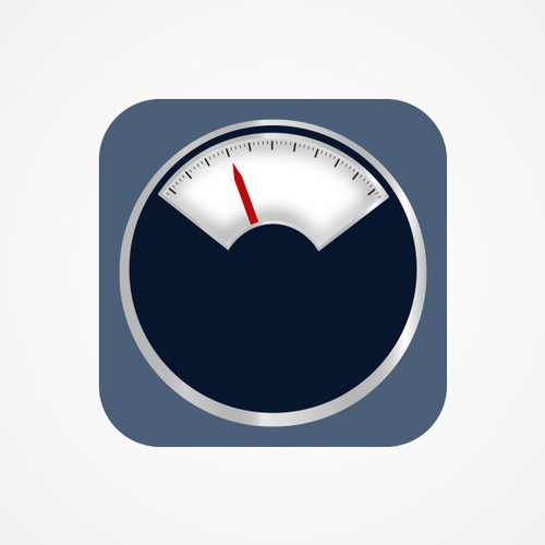 App icon for weight loss iPhone app based on scientifically proven ...