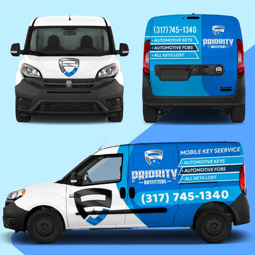 Designs | Awesome Van Wrap Design for Mobile Key Service | Car, truck ...
