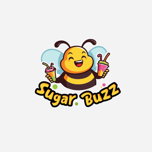Designs | Sugar Buzz Bar its a kids Mock tail bar. | Logo design contest