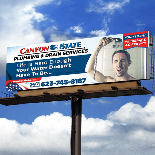 Designs | Fun Billboard Project For Plumbing Company! ~ Get Creative ...
