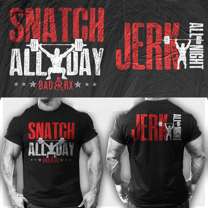 Olympic Weightlifting, Crossfit Themed T shirt Design | T-shirt contest