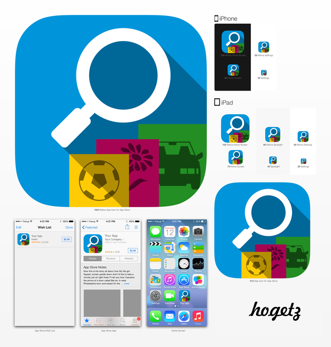 App Icon for iOS Photo search app | Icon or button contest