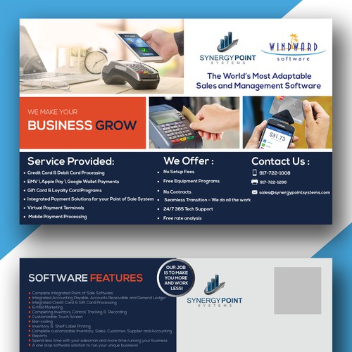 Create an attention getting flyer for Synergy Point Systems & Update ...