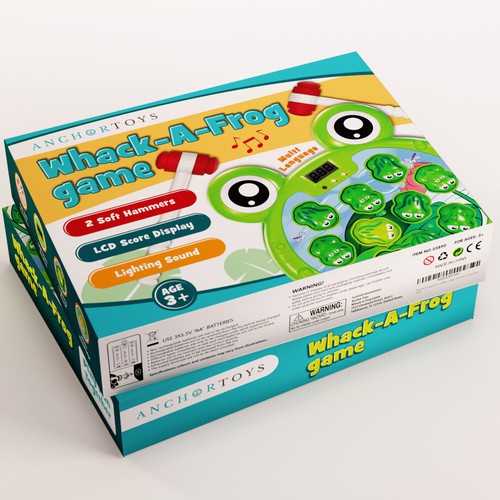 Designs | Whack-A-Frog Game Package Design | Product packaging contest