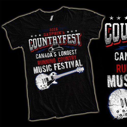 Country Music Festival Event T-shirt Logo | T-shirt contest