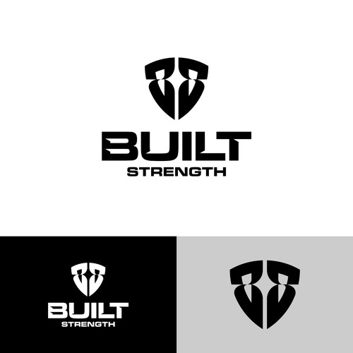 Designs | BUILT Strength — Logo Design Competition | Logo & brand guide ...