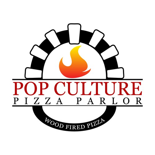 Create Logo for Wood fired pizza parlor and bar that will have pop art ...