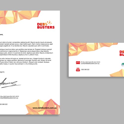 Create a digital letterhead and email signature for our rebranded ...