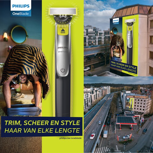 Designs | 3D Design for hand-painted mural in Brussels - Philips ...