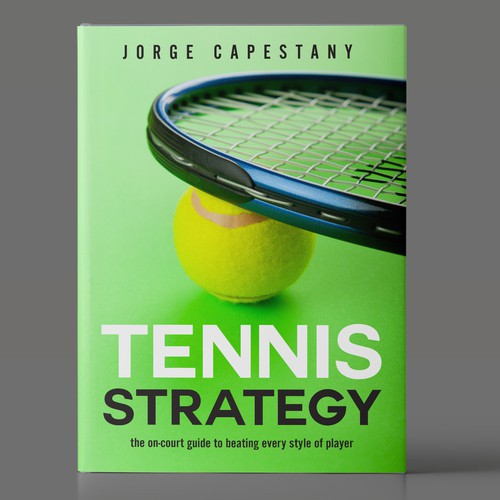 Tennis Strategy Book cover | Book cover contest