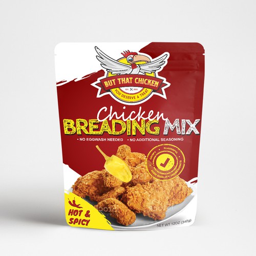 Designs | Design appetizing chicken breading mix food packaging that ...