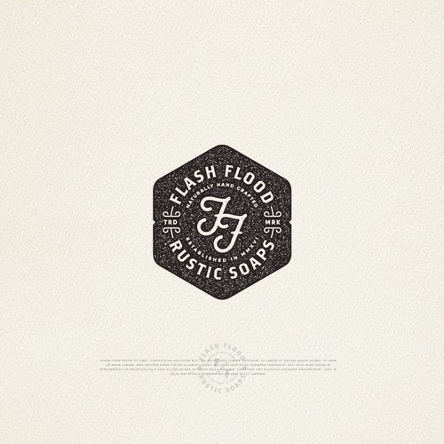 Design a rustic, vintage, hipster but classic logo for "Flash Flood ...