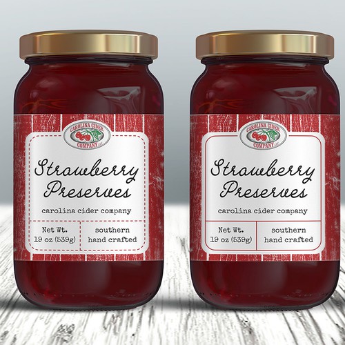 Designs | Label for artisan fruit preserves for southern country stores ...