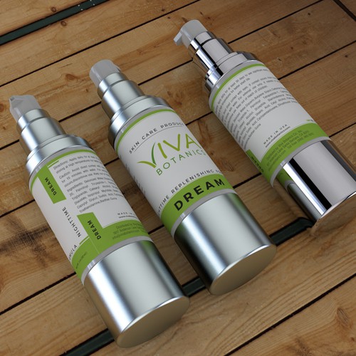 Label for face cream | Product label contest