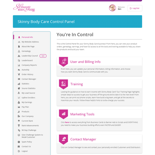 GUARANTEED PRIZE *** - New Website Template for MLM Company - NEW ...