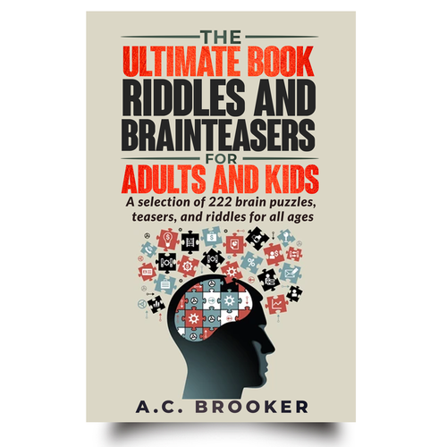 Designs | Design an eye catching cover for a book on riddles and brain ...