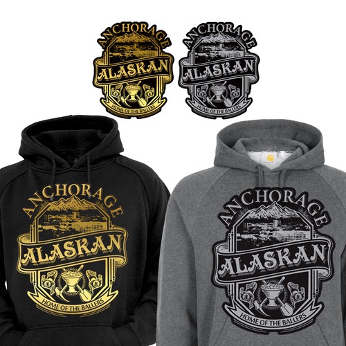 Clothing Design for Alaskan Clothing Brand "Northern Lights District ...