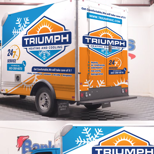Designs | HVAC Van Wrap | Car, truck or van wrap contest