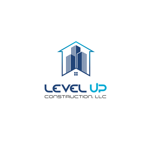 Designs | LEVEL UP CONSTRUCTION *SILVER* Guaranteed | Logo design contest
