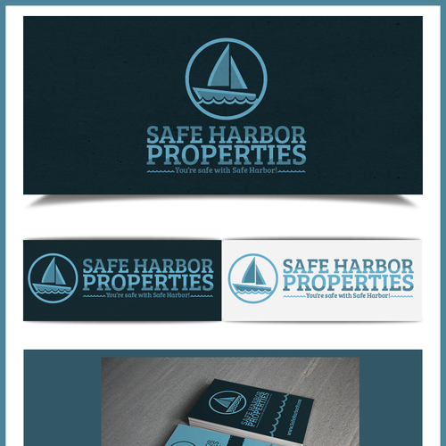 logo for SAFE HARBOR PROPERTIES | Logo & business card contest