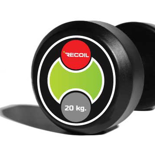 Dumbbell-design for Recoil | Product label contest
