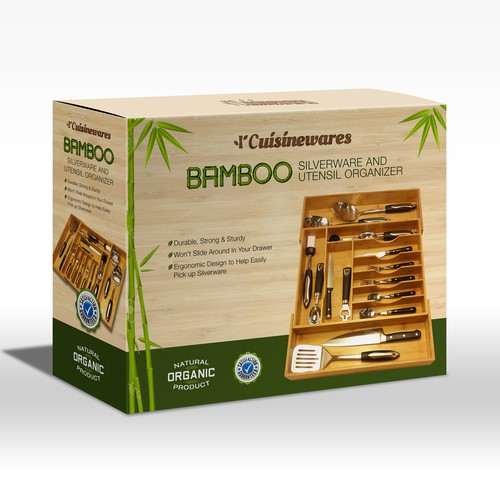 Design a Package on a box for Cuisinewares in the kitchen space ...
