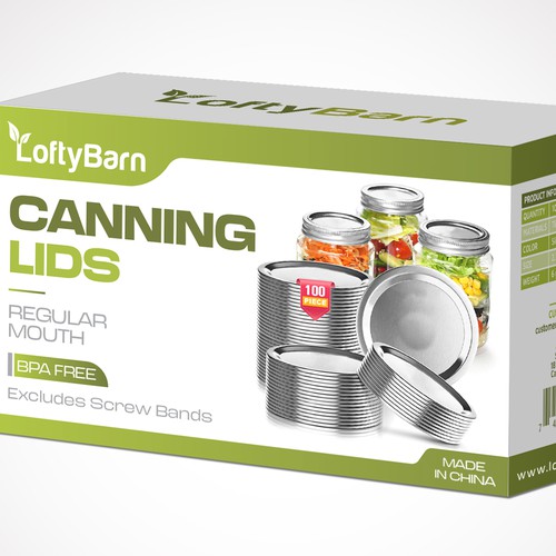 Designs | Packaging design for Canning Lids | Product packaging contest