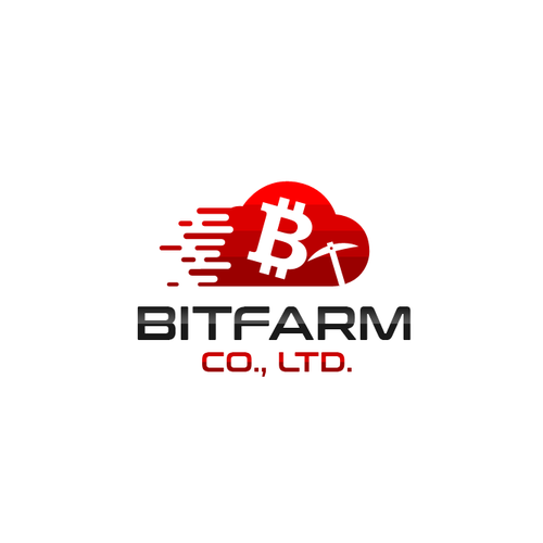 BITFARM - Cryptocurrency cloud mining logo and branding | Logo & brand ...