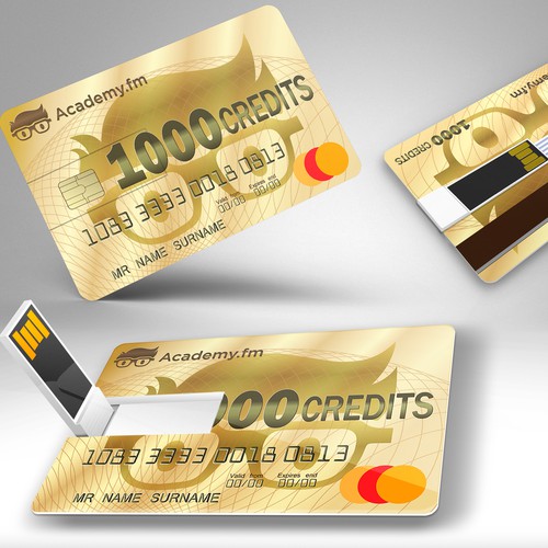 Create a Beautiful Golden "Credit" Card! | Product packaging contest