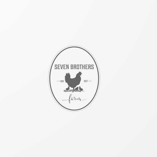 Design a simple eye-catching logo for Seven Brothers Farm | Logo design ...