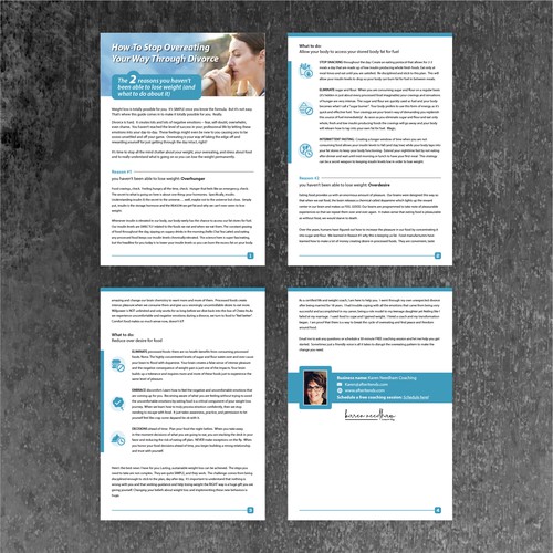 Successful Life Coach needs a modern brochure design | Postcard, flyer ...